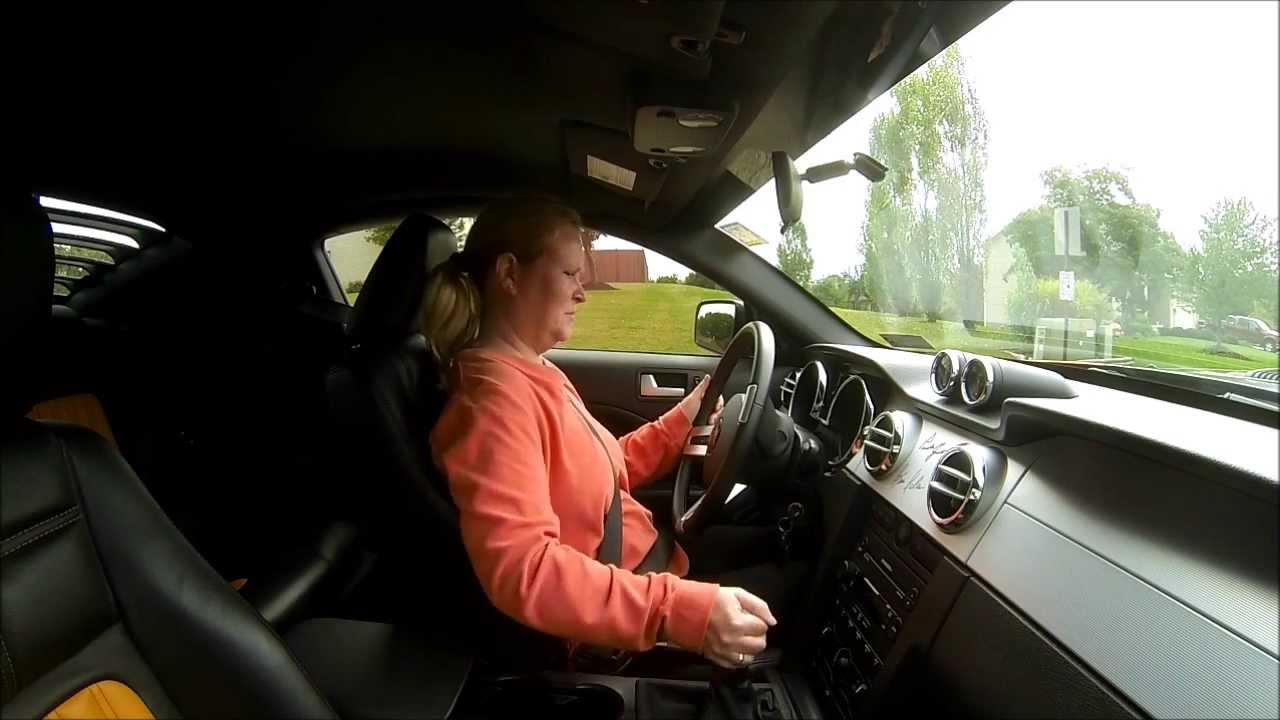 Woman Driving Saleen S302 Parnelli Jones Edition GoPro - YouTube