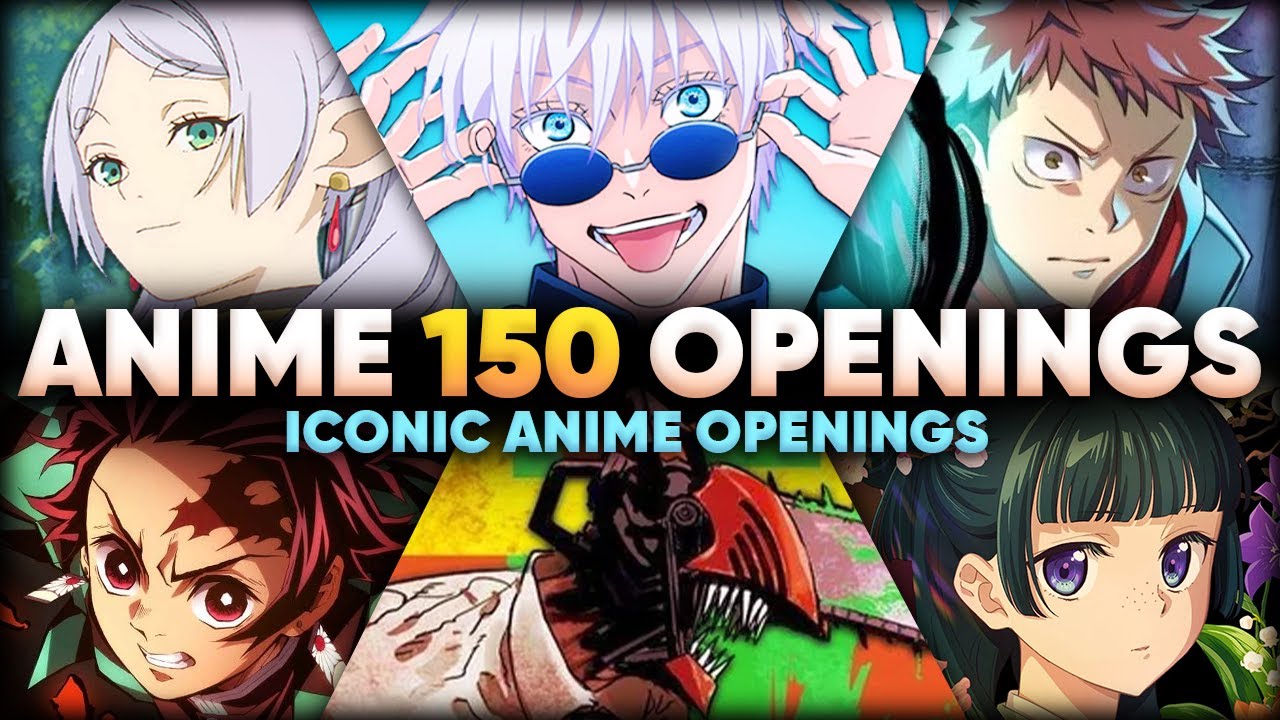 TOP ANIME OPENINGS QUIZ | 150 ICONIC OPENINGS - YouTube