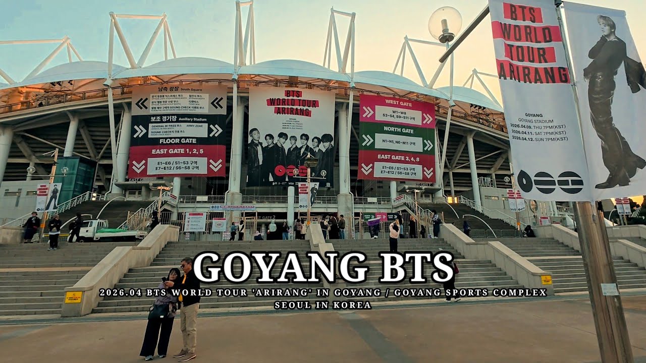 4K 2026.04 BTS WORLD TOUR 'ARIRANG' IN GOYANG / GOYANG SPORTS COMPLEX 4 ...