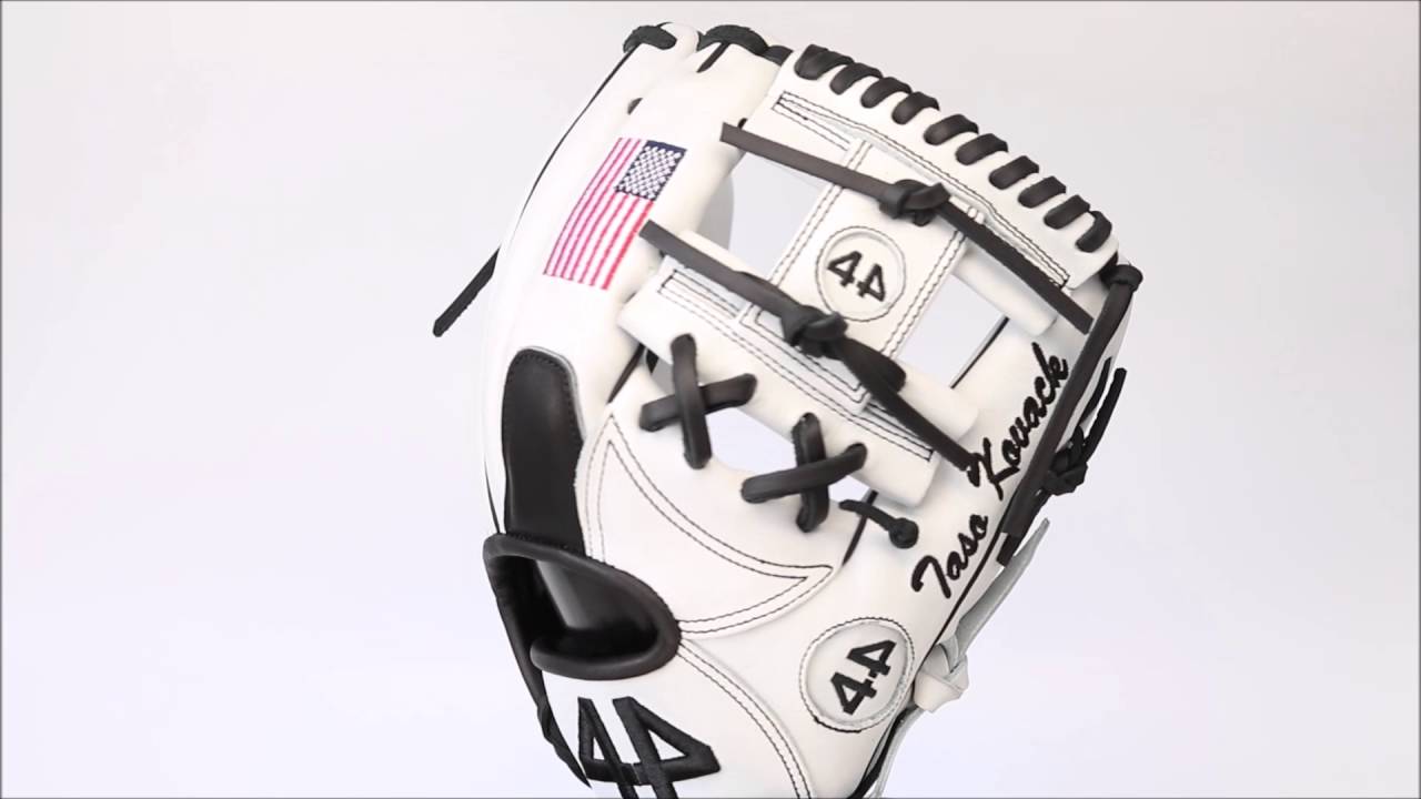 44 Pro Custom Baseball Gloves Signature Series White and Black I web ...