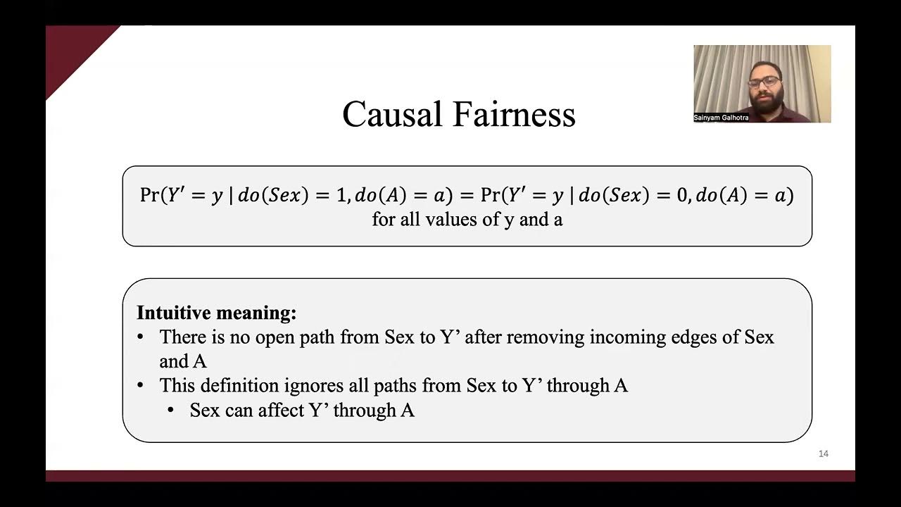 Causal Feature Selection for Algorithmic Fairness, SIGMOD 2022 - YouTube