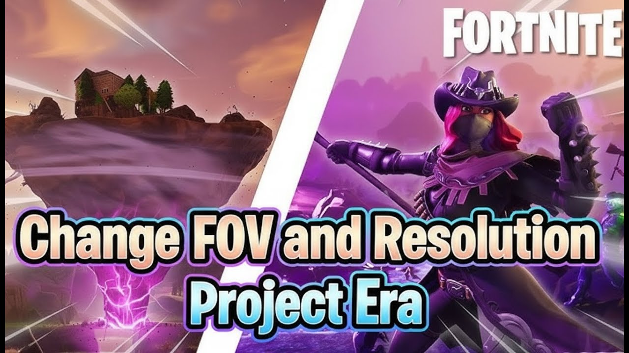 How to CHANGE FOV PROJECT ERA,EZFN... - YouTube