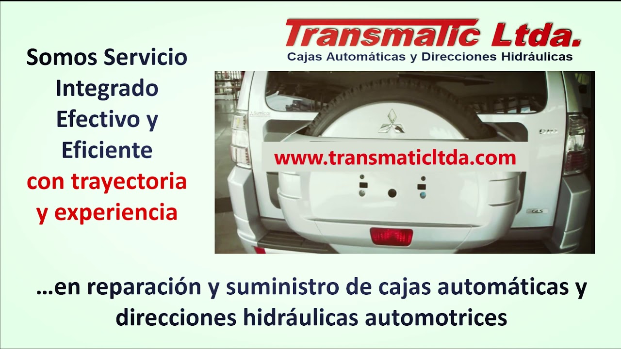 Expertos en Cajas y Direcciones Transmatic Ltda - YouTube