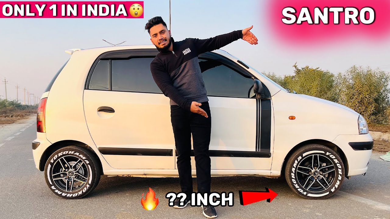 😱🔥ये देख लो Faridabad वालो की Highly Modified Santro 😱ऐसी Santro तो ...