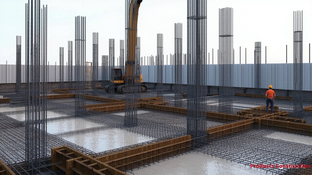Decoding Underground Structures: How Builders Organize Foundation Steel ...