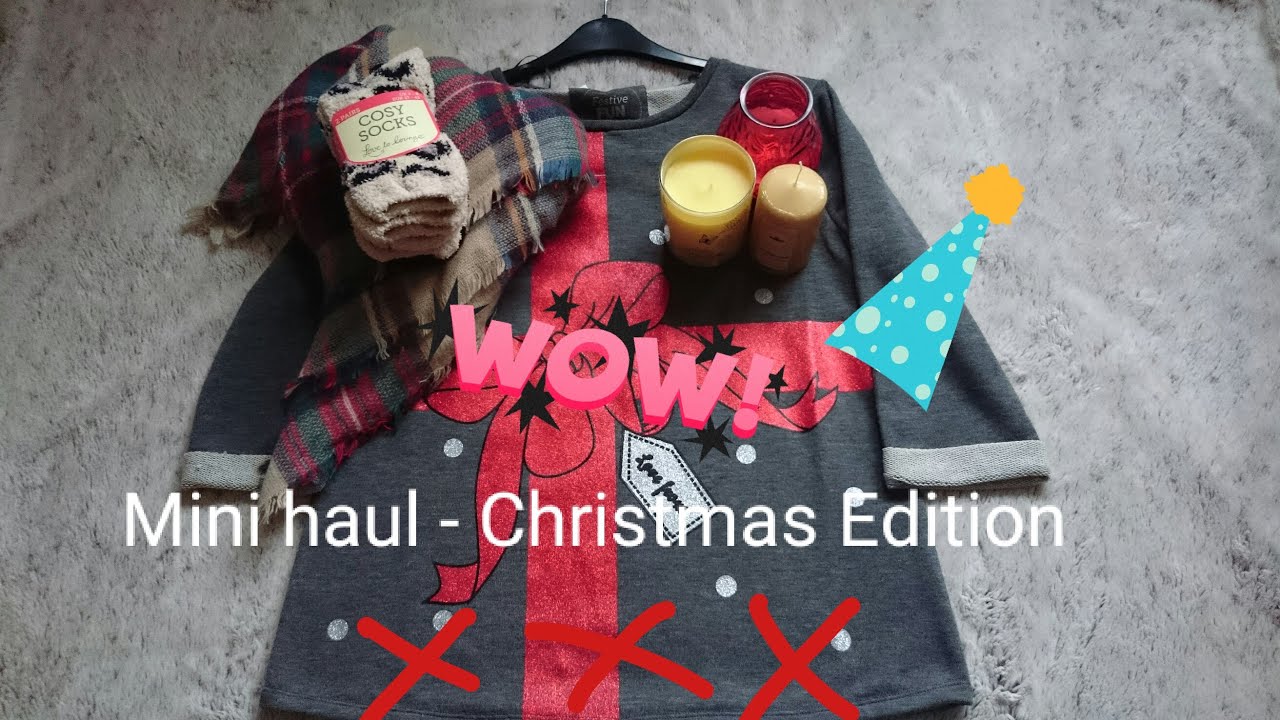 Low Budget Mini Haul - Winter / Christmas Edition - YouTube