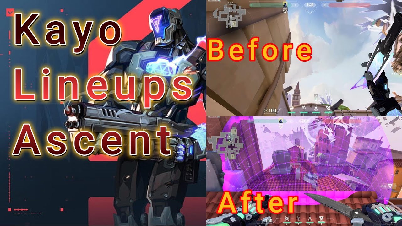 Ultimate Guide: Kayo's Best Lineups for Ascent in Valorant - YouTube