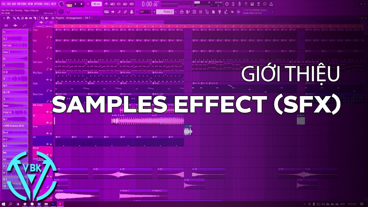 Giới Thiệu Các Samples Effect Thường Dùng | FL Studio | VBK Music - YouTube