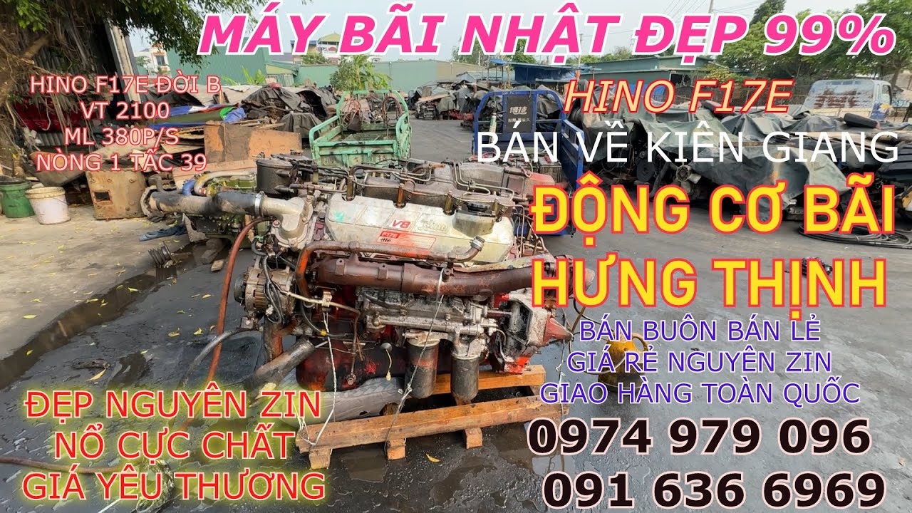 HINO F17E ĐỜI B ,VT 2100,ML 380P/S,NÒNG 1 TẤC 39 | Đơn hàng cho Anh ...