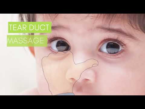 How to Massage Blocked Tear Duct in Children - YouTube