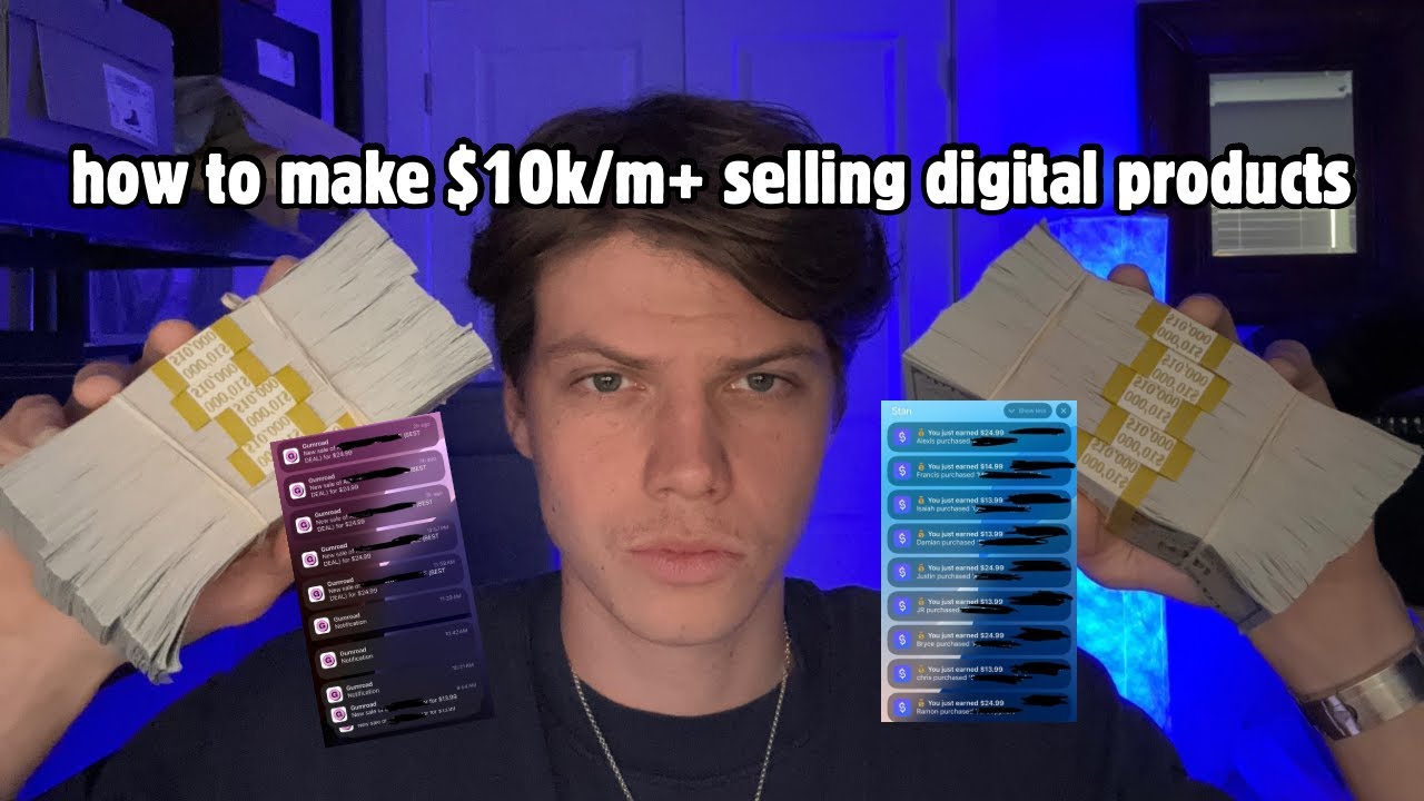 how to print $10k/mo+ selling digital products (FREE GUIDE) - YouTube