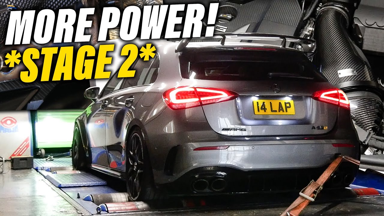 MORE POWER for my A45S AMG! *STAGE 2 TUNING!* - YouTube