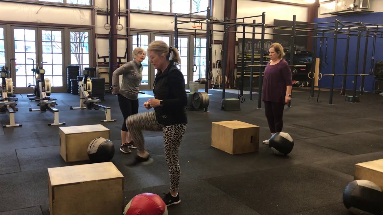 Box Step Touches - YouTube