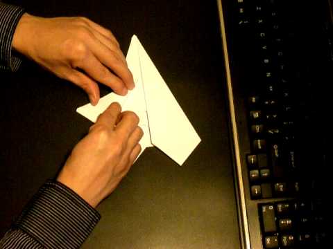 Flyable origami YF-23 Black Widow prototype by: Ken Hmoob - YouTube