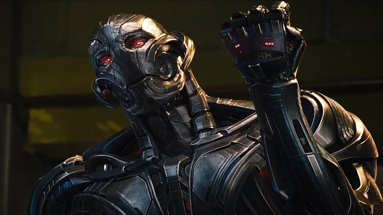 Ultron Powers Weapons Drones and Fighting Skills Compilation - YouTube