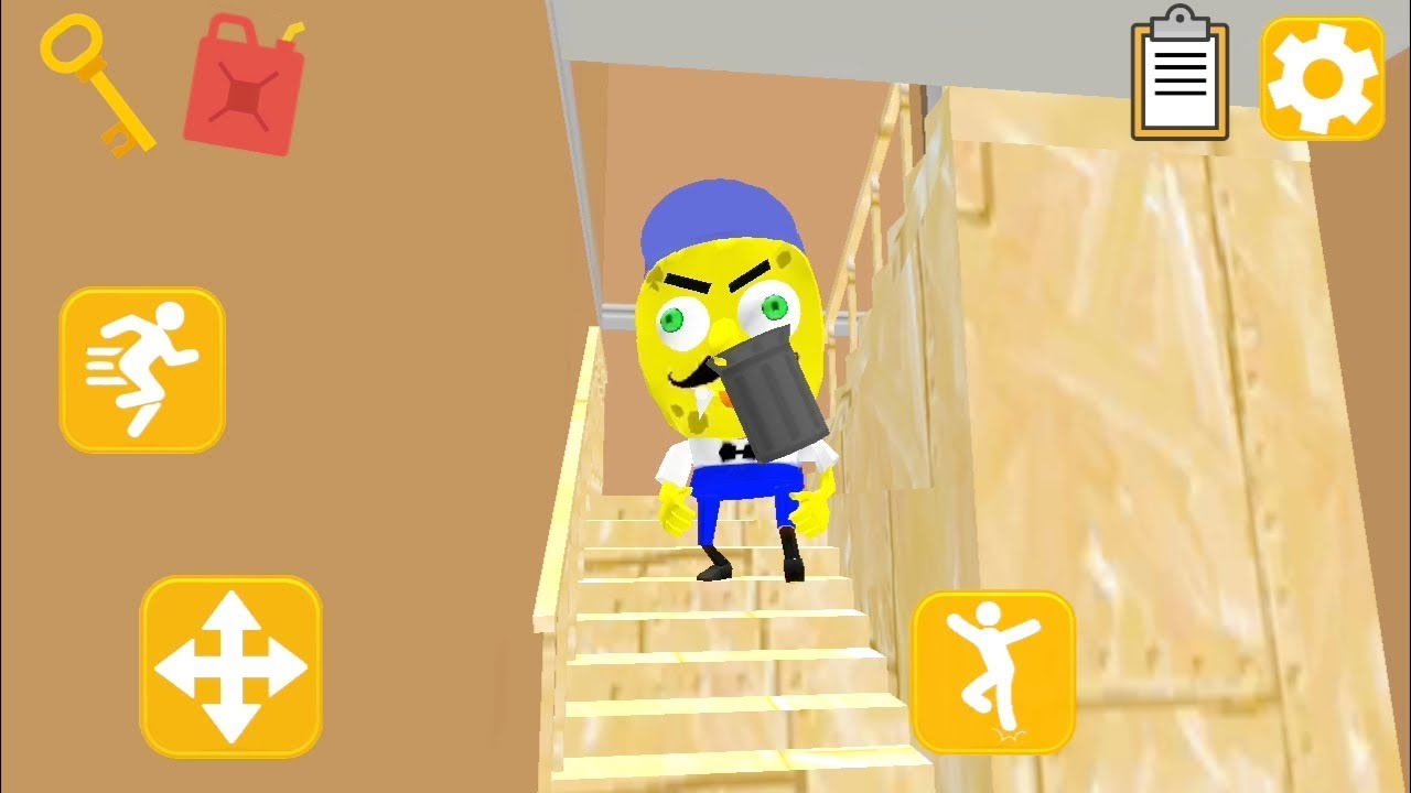 Sponge Neighbor Escape 3D Ending | Android Gameplay #4 - YouTube