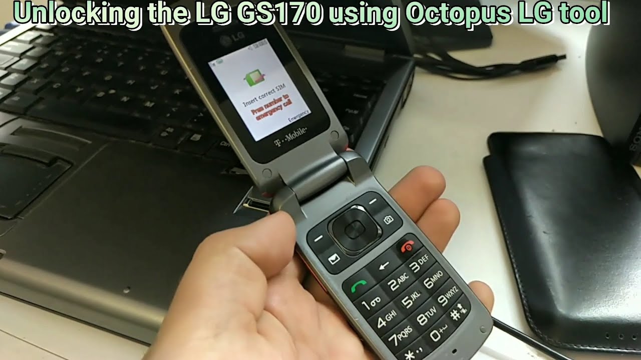 How to Unlock the LG GS170 with Octopus box - YouTube