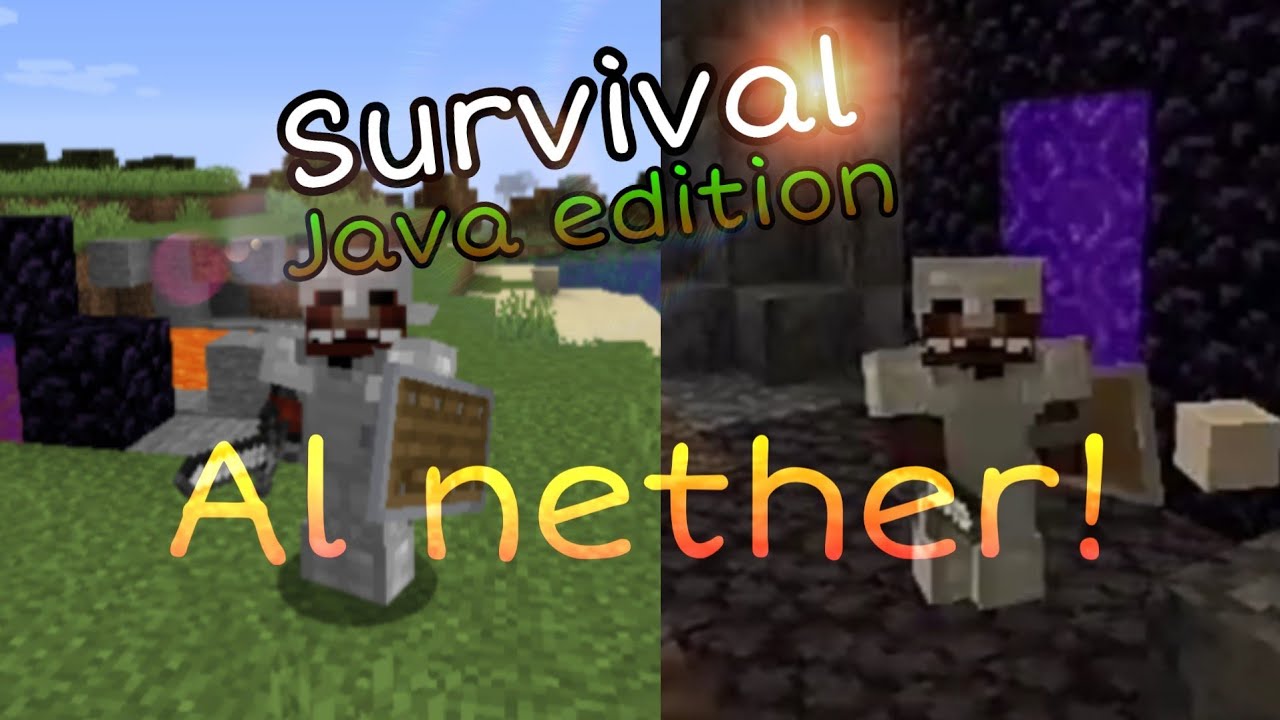 Ahora si Full Iron y al nether! Survival java edition #2 - YouTube