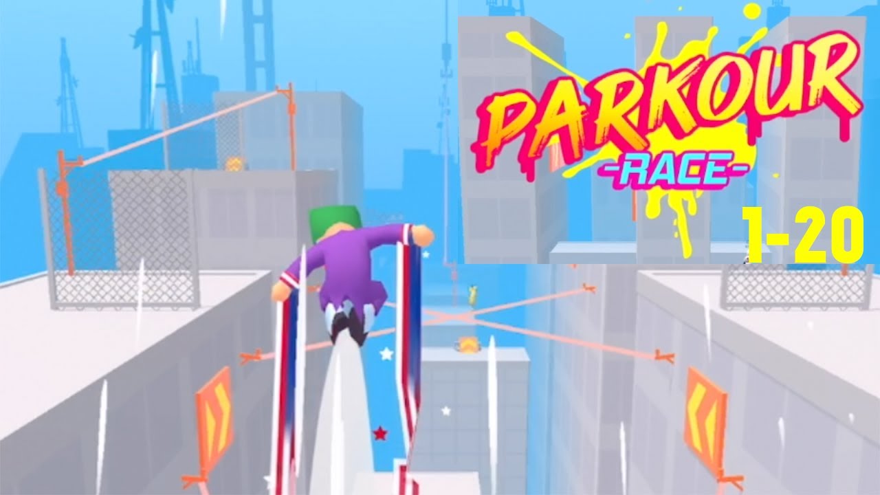 Parkour Race Gameplay Level 1-20 (iOS, Android), Android by MadBox ...