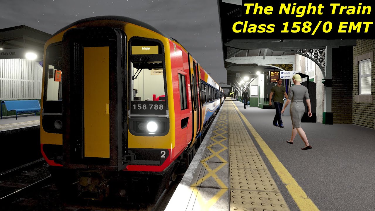 The Night Train - Class 158/0 EMT - YouTube