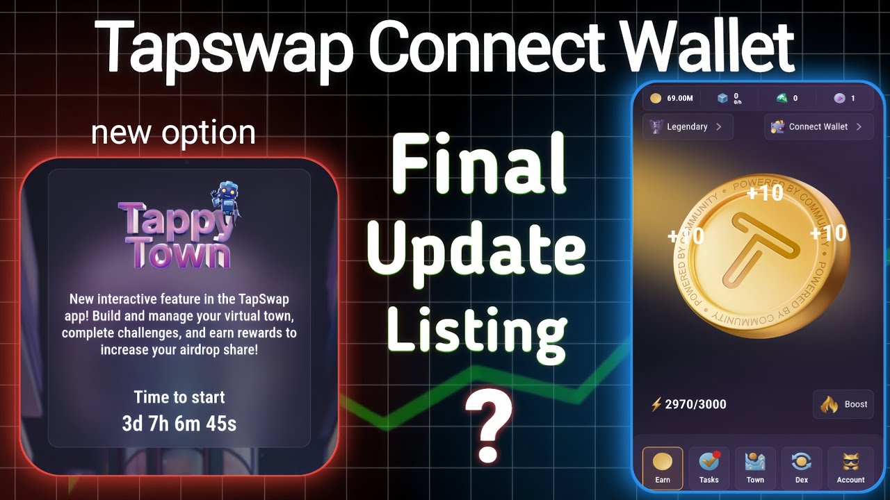 Tapswap Connect Wallet || Tappy Town Dex New Update - YouTube