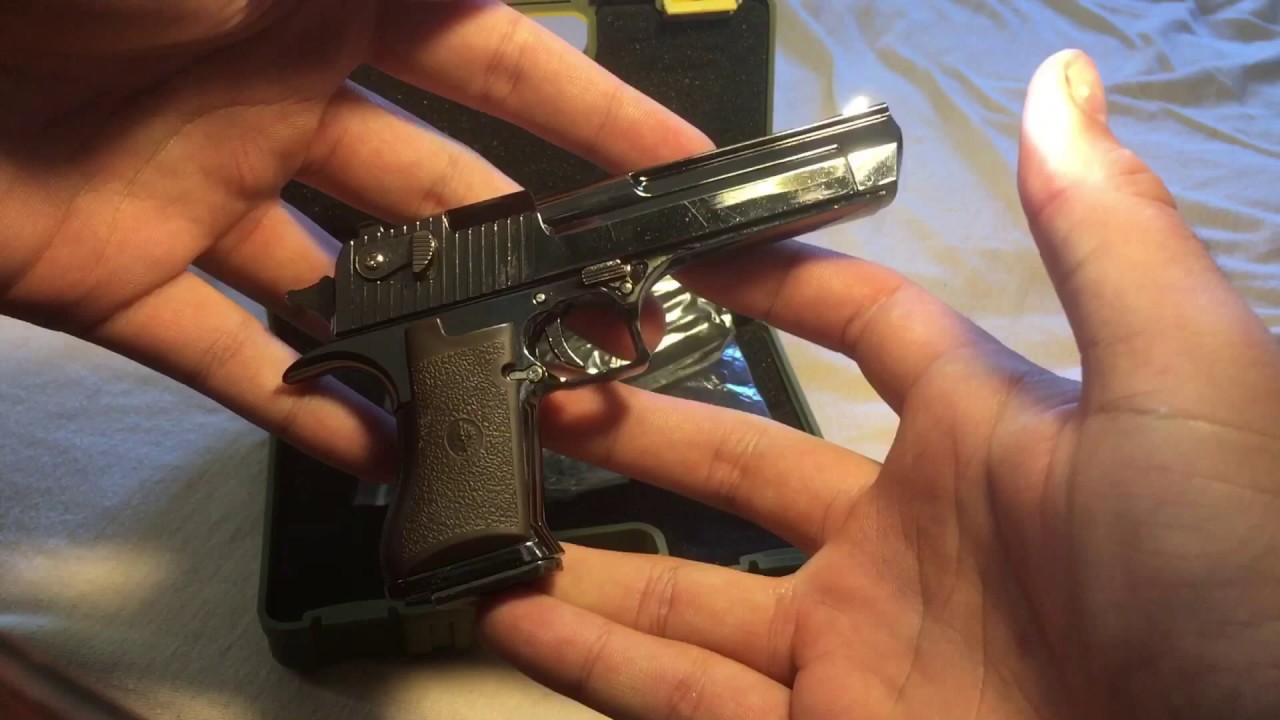 Miniature Desert Eagle 1/2 Scale (SHELL EJECTING!!!) - YouTube