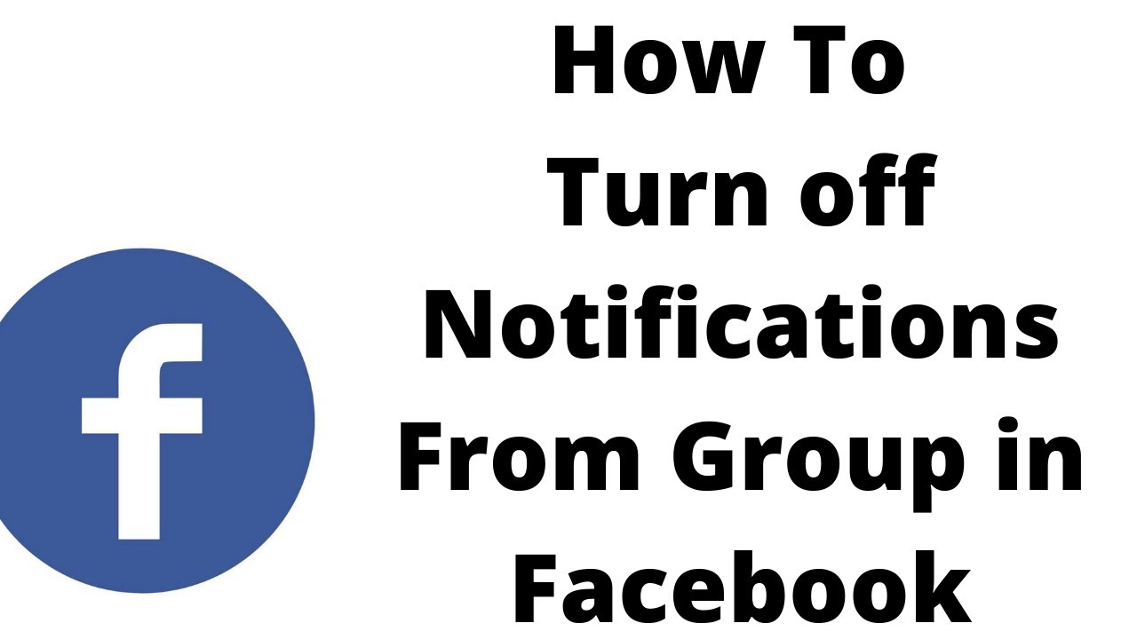 how to turn off notifications from group in facebook - YouTube