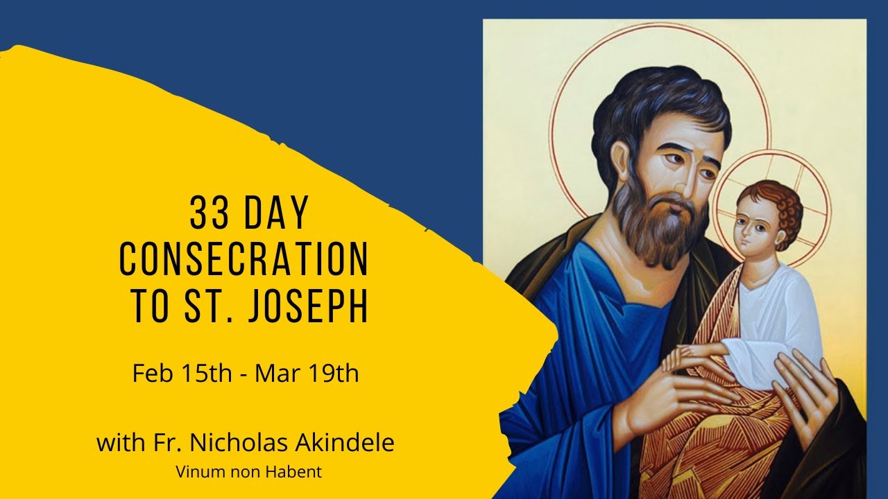 33 Day - Consecration to St. Joseph (Sunday Reflection) - YouTube