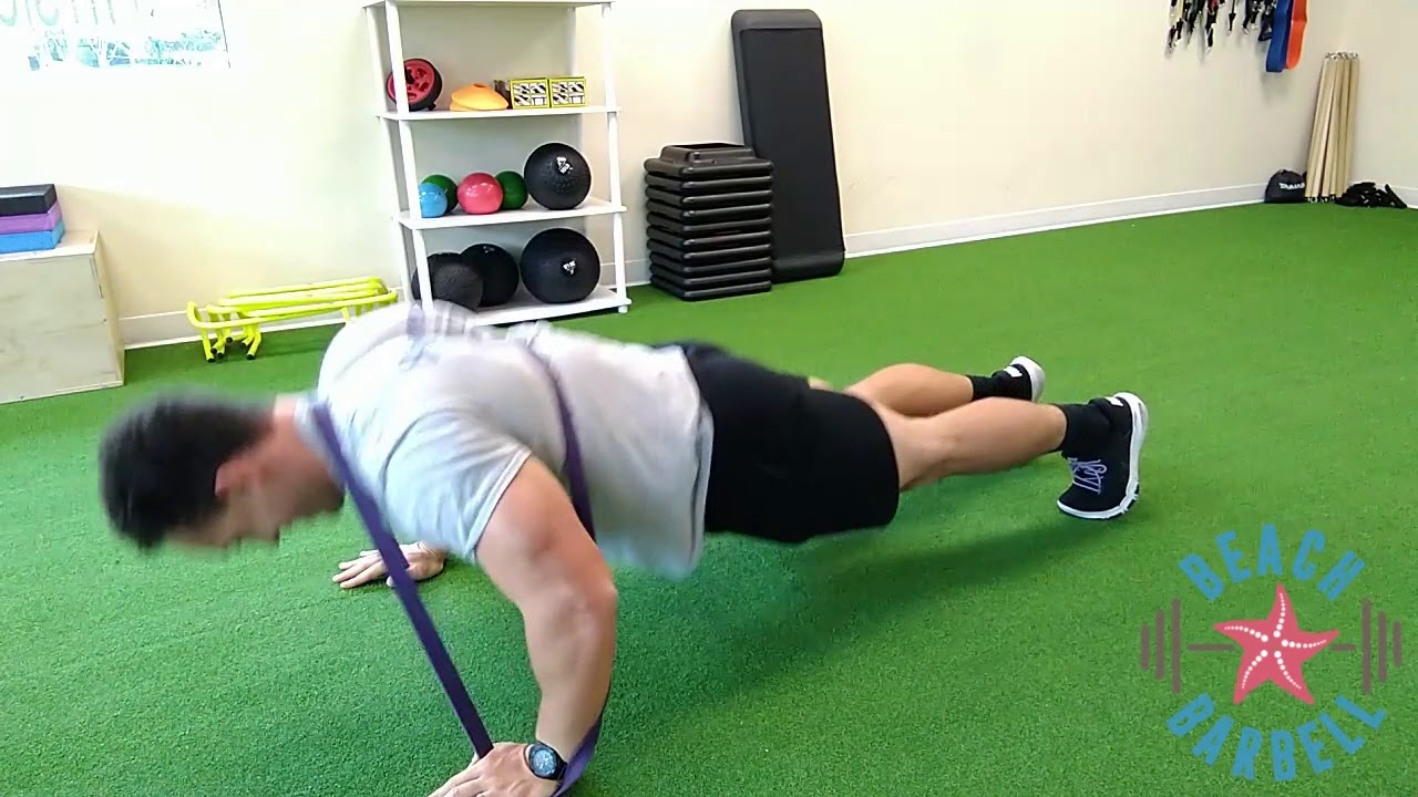 Banded Push-up - YouTube