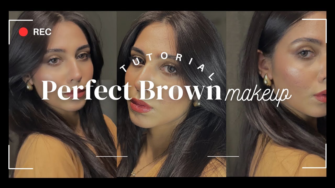 How to do perfect “Brown eye” makeup look 🤎🍂 - YouTube