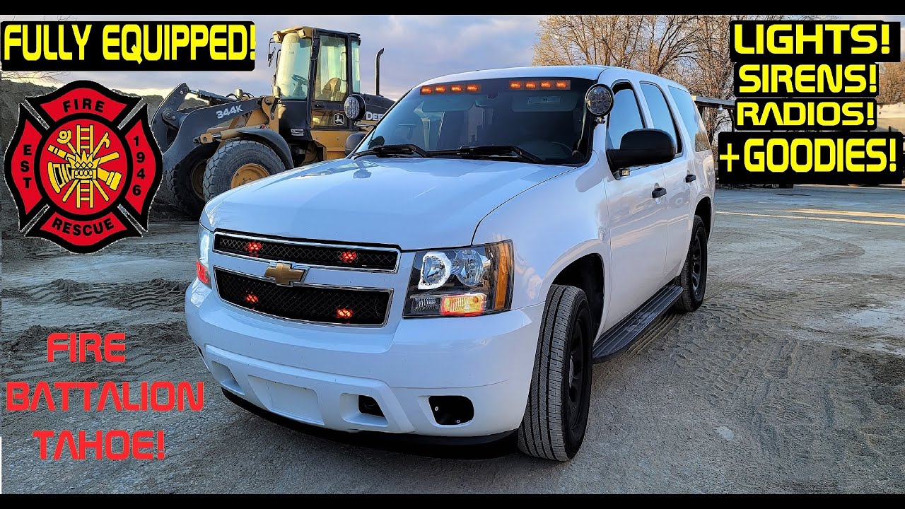 I Bought A FULLY EQUIPPED Fire Battalion Chevy Tahoe! - YouTube