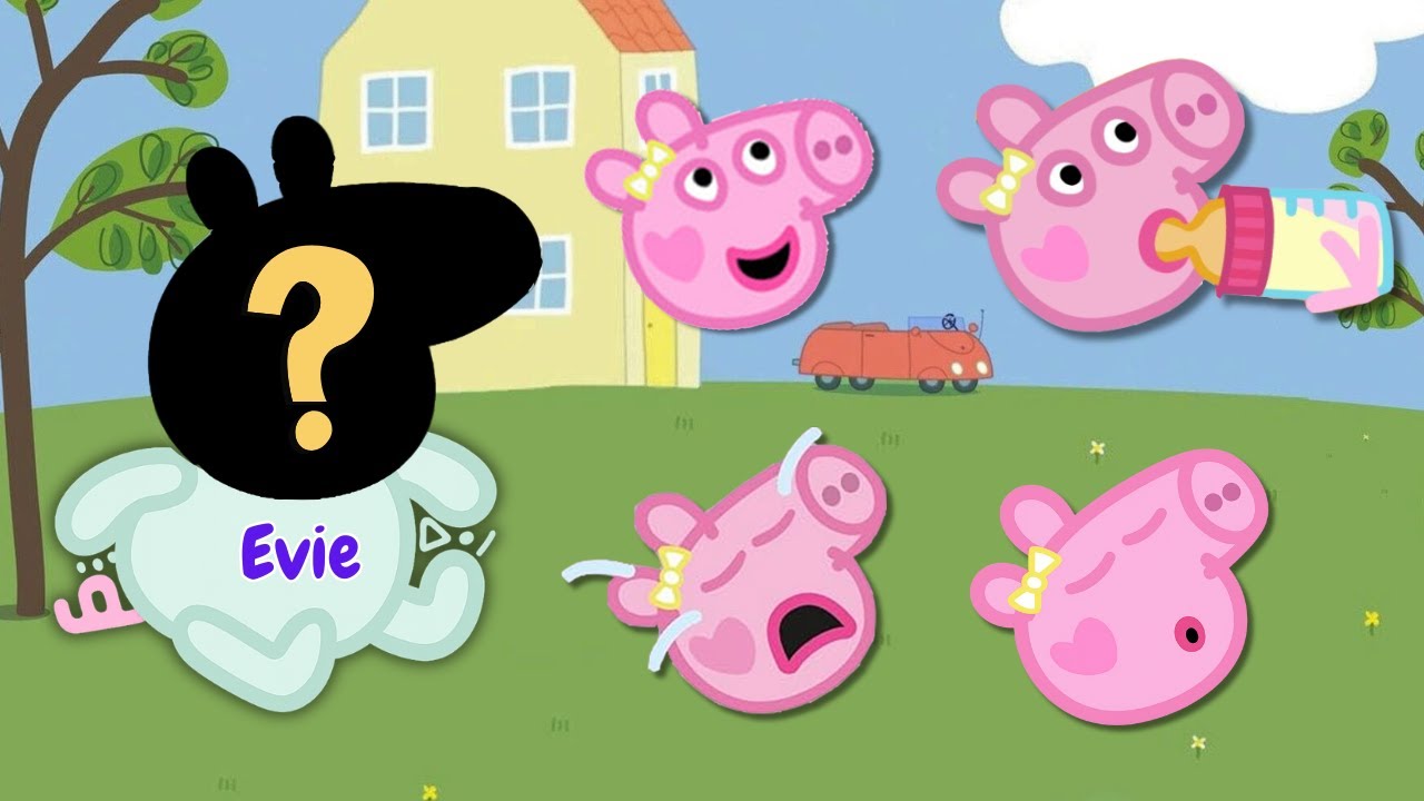 Peppa Pig - Baby Evie's Dress Up & Learn Face Emotions Funny Activity ...