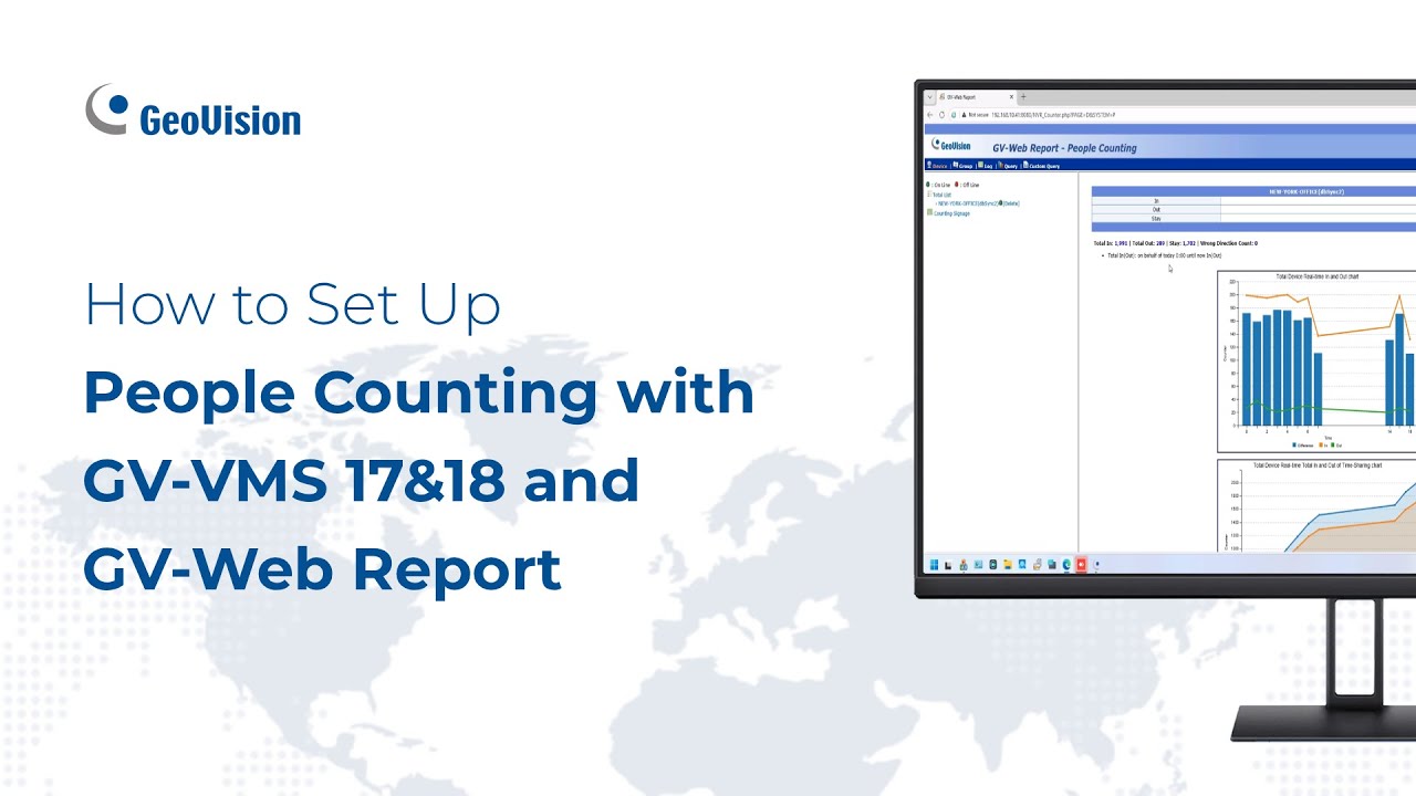 How to Set Up People Counting with GV-VMS 17 & 18 and GV-Web Report ...