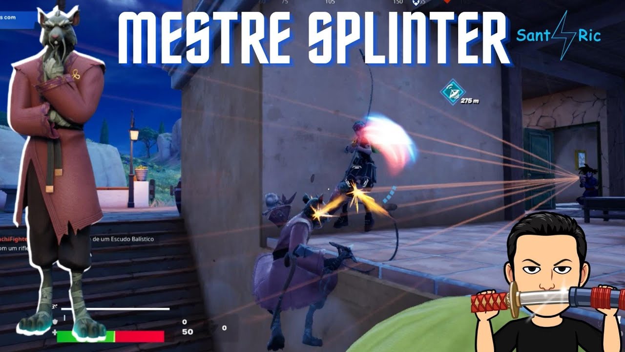Mestre Splinter no Zero Build (Fortnite) #55 - YouTube