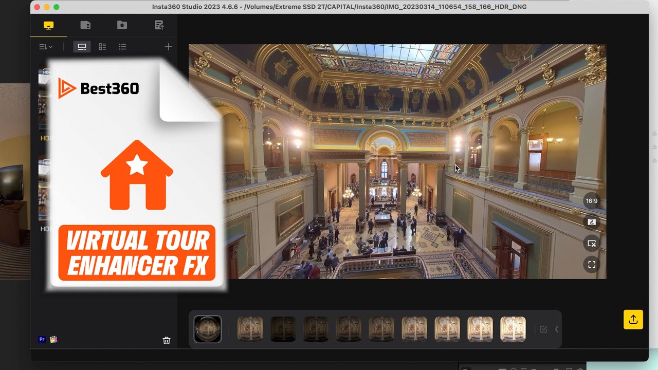 Edit 360 Photos within One Program - Best360 Virtual Tour Enhancer FX ...