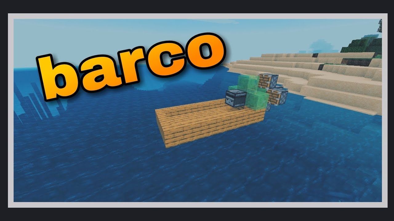 cómo hacer un barco en Minecraft - YouTube