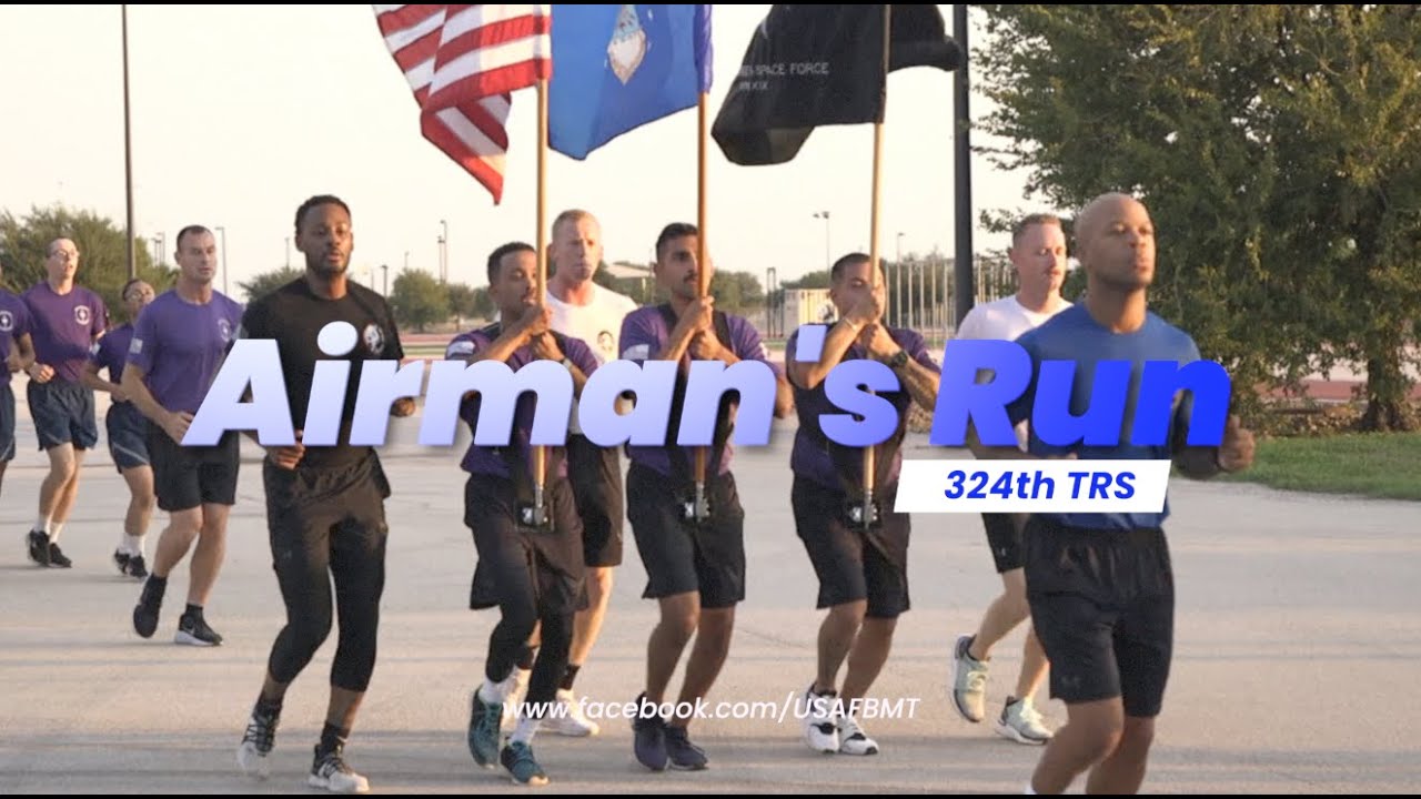 324th Training Squadron Airman's Run -- September 7, 2022 - YouTube