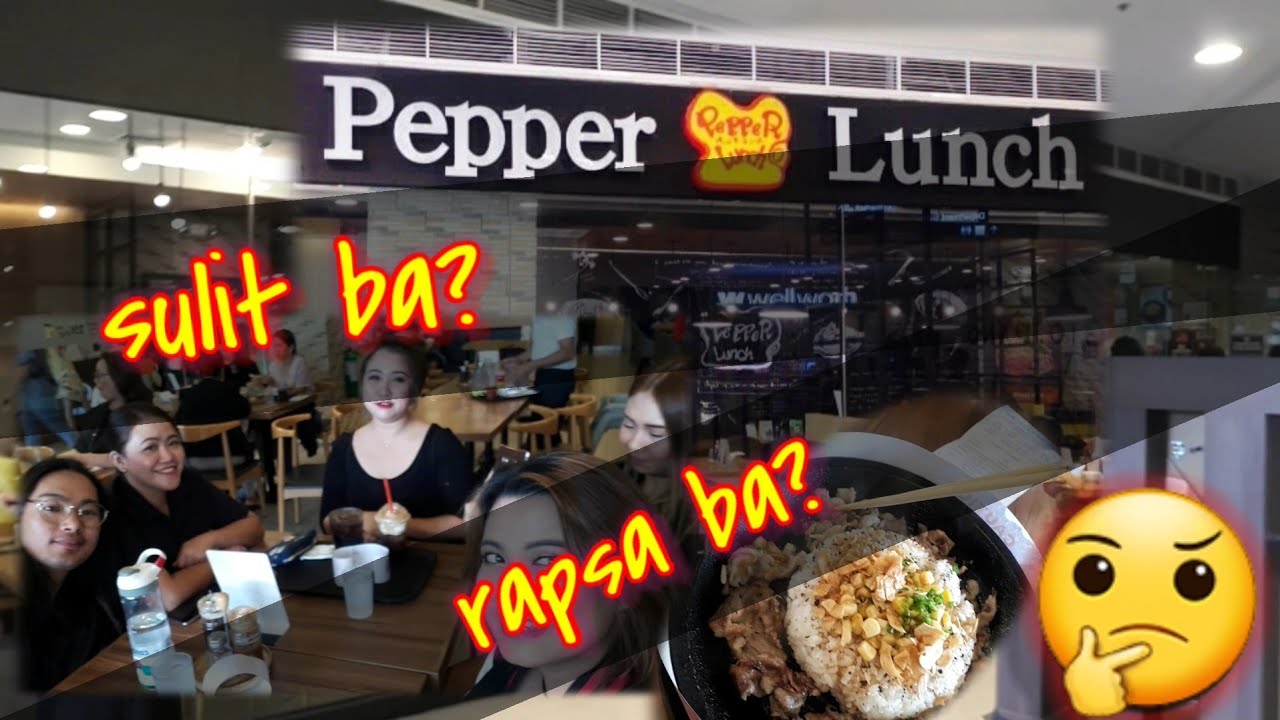 Pepper Lunch | Sizzling Plate | Delicious | Food Trip Review - YouTube
