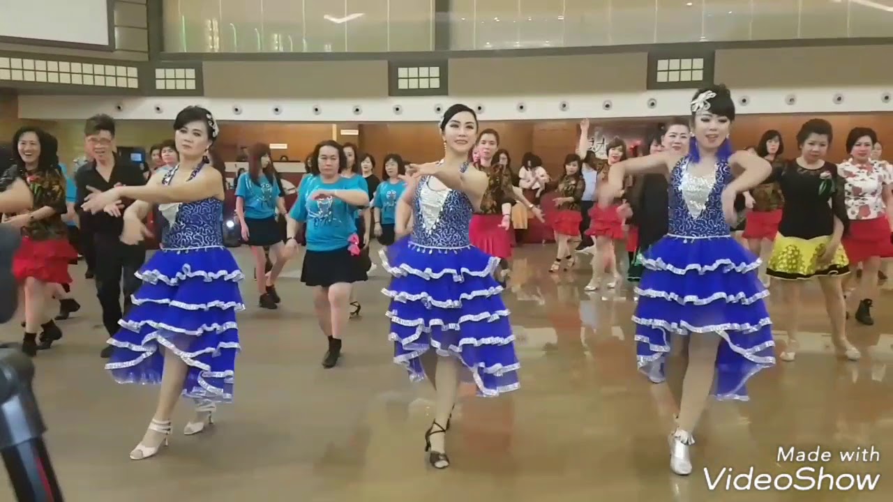 A Chinese Rumba-Line Dance-demo - YouTube