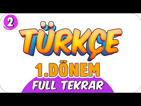 2. Sınıf Türkçe 1. Dönem Full Tekrar  🔁 #2022