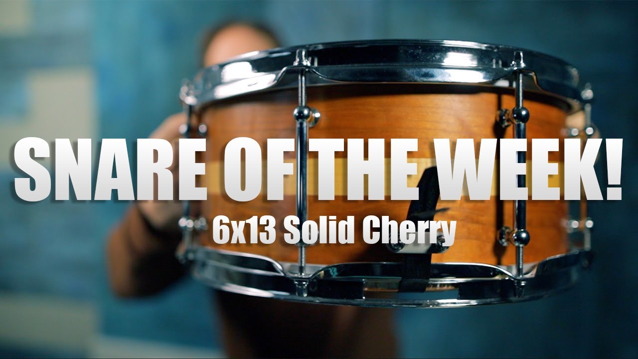 The Best 13” Snare Ever? 6x13 Steam-Bent Single-Ply Cherry With Curly ...