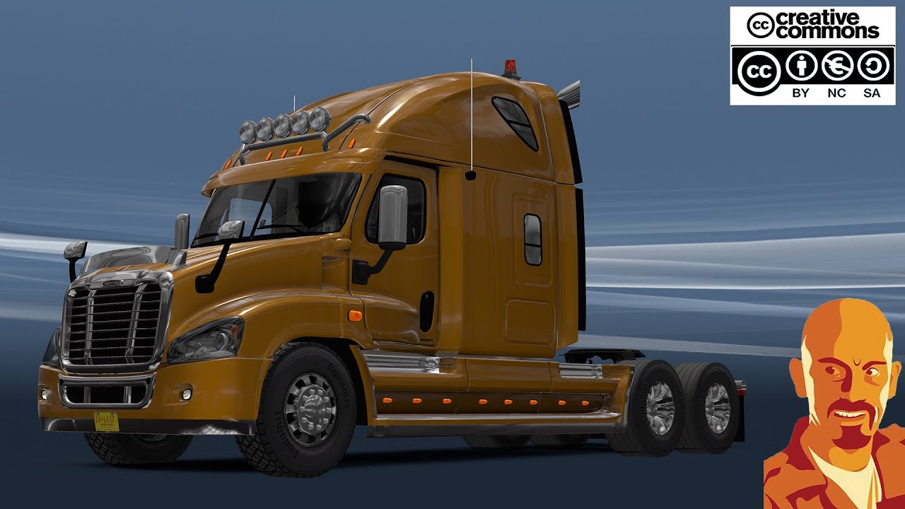 FREIGHTLINER CASCADIA & SKINS PACK v4.1 ATS-ETS2 1.51.x (ATSMOD)(ETS2MOD) - YouTube