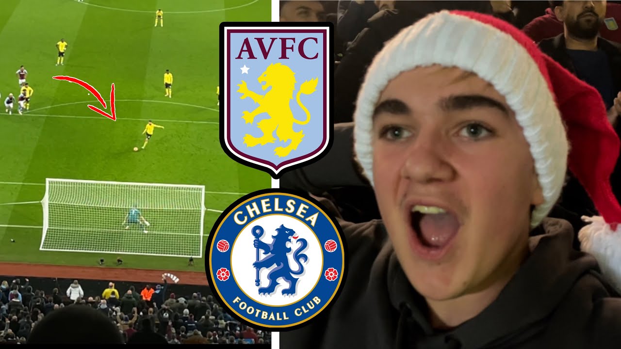 BOXING DAY THRASHING & CHELSEA LIMBS in ASTON VILLA 1-3 CHELSEA | Vlog ...