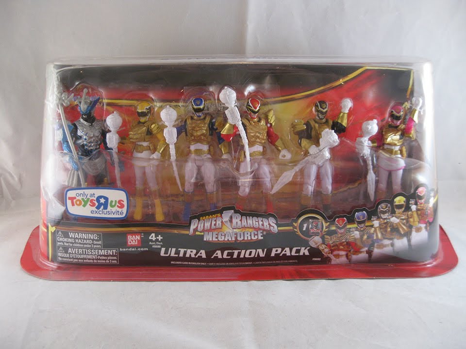 Power Rangers Megaforce Ultra Action Pack Review - YouTube