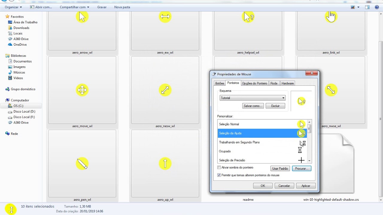 How to get a yellow circle around the mouse cursor for free. - YouTube