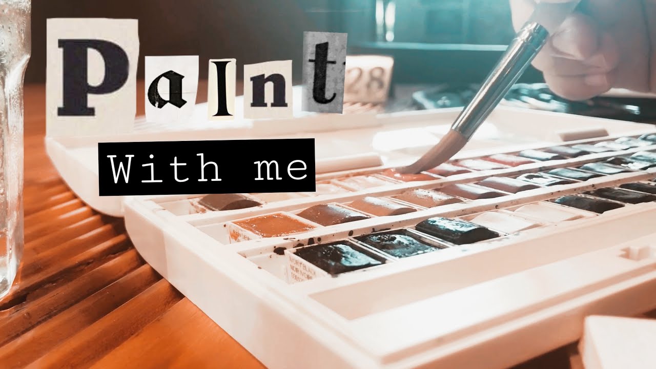 Watercolor Illustration | Paint with me | Art Vlog [shorter ver.] - YouTube