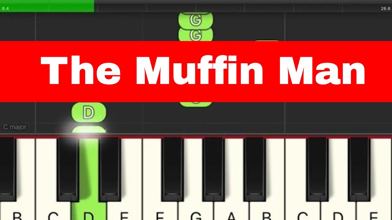 The Muffin Man - Easy Piano Tutorial - YouTube