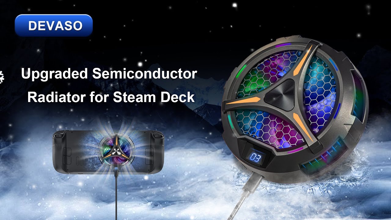 DEVASO-Steam Deck/Playstation Portal Semiconductor Heat Sink！#steamdeck ...
