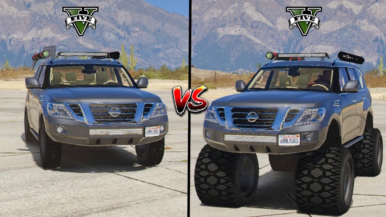 GTA 5 Normal Nissan Car Vs GTA 5 Monster Nissan Car - Which Is Best ...