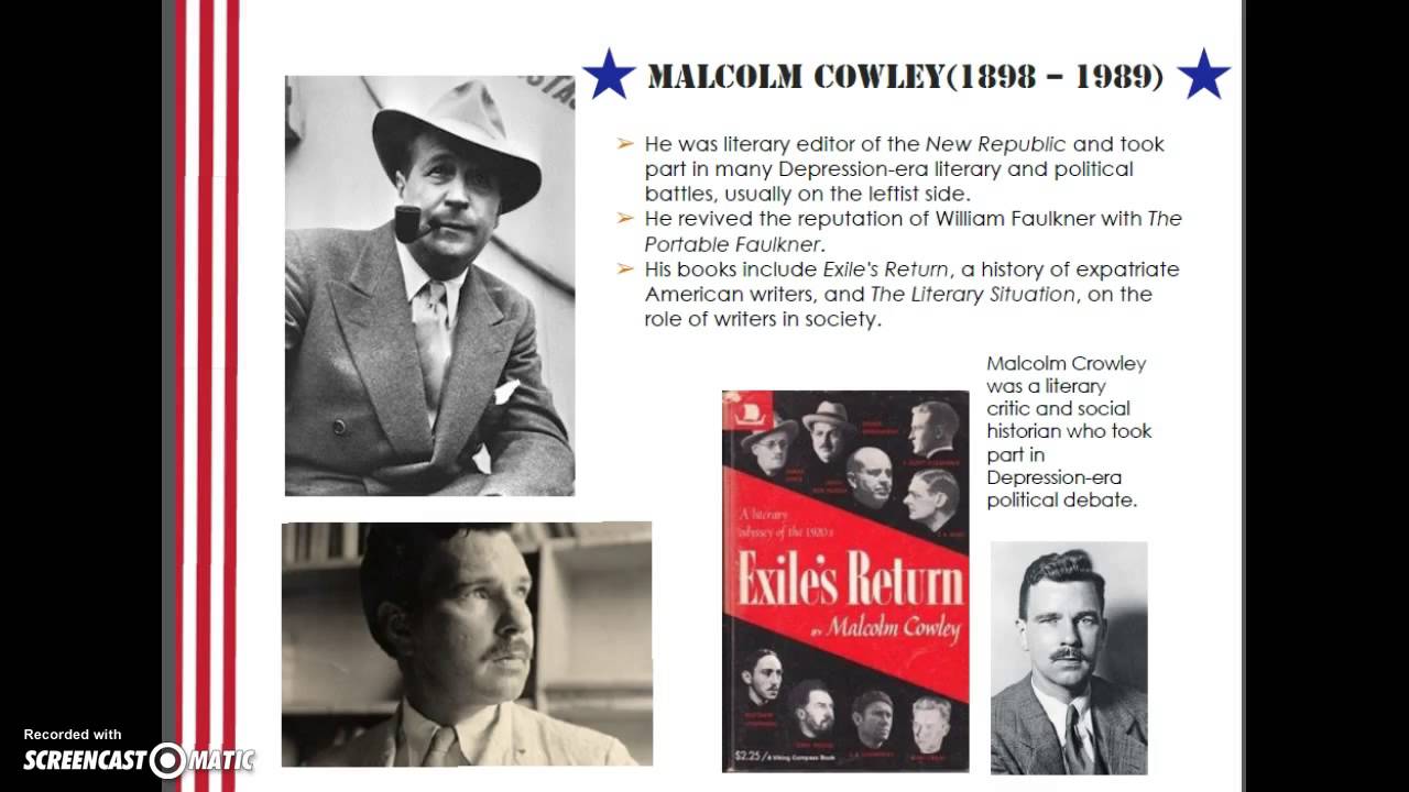 Writers of the "Lost Generation" - YouTube